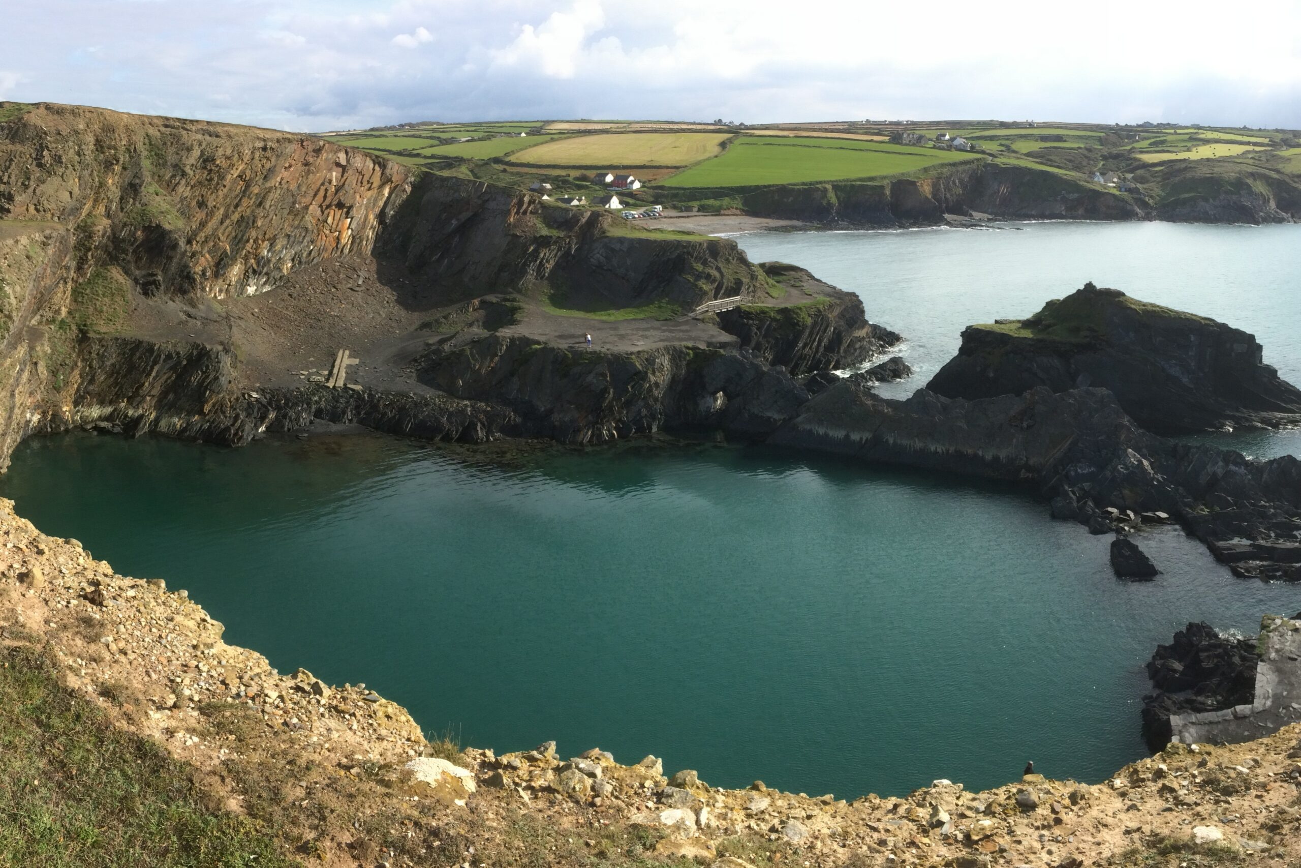 Sea Kayaking at the Blue Lagoon, Pembrokeshire